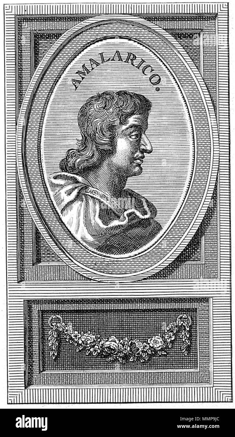 . Español: Rey visigodo de Hispania. Retrato de Amalarico Amalarico-rey ...