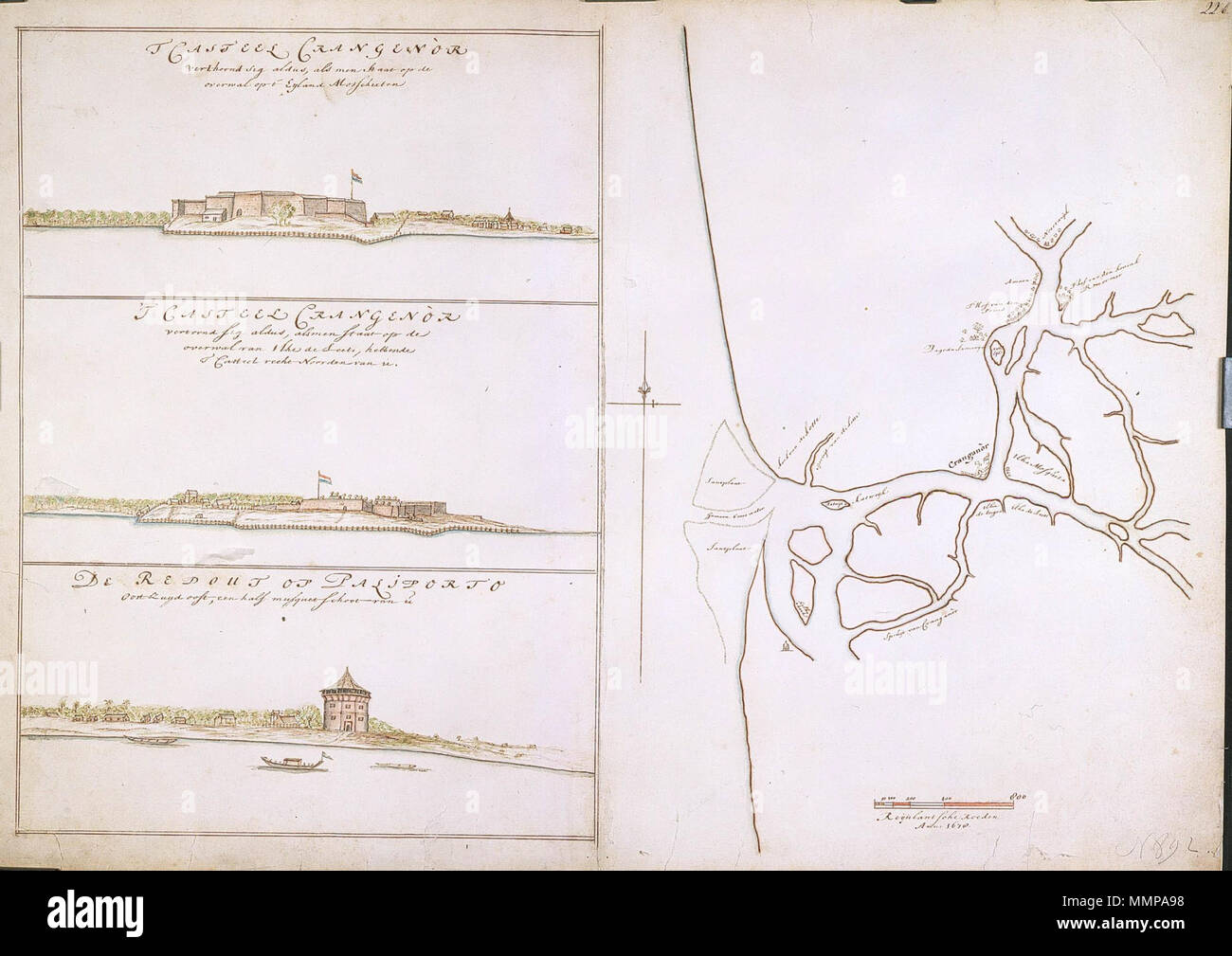 . Nederlands: Titel catalogus Leupe (NA): Afbeelding van het Casteel ...