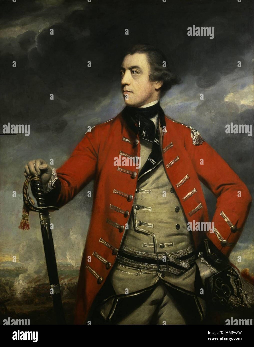 . English: Portrait of British General John Burgoyne General John ...