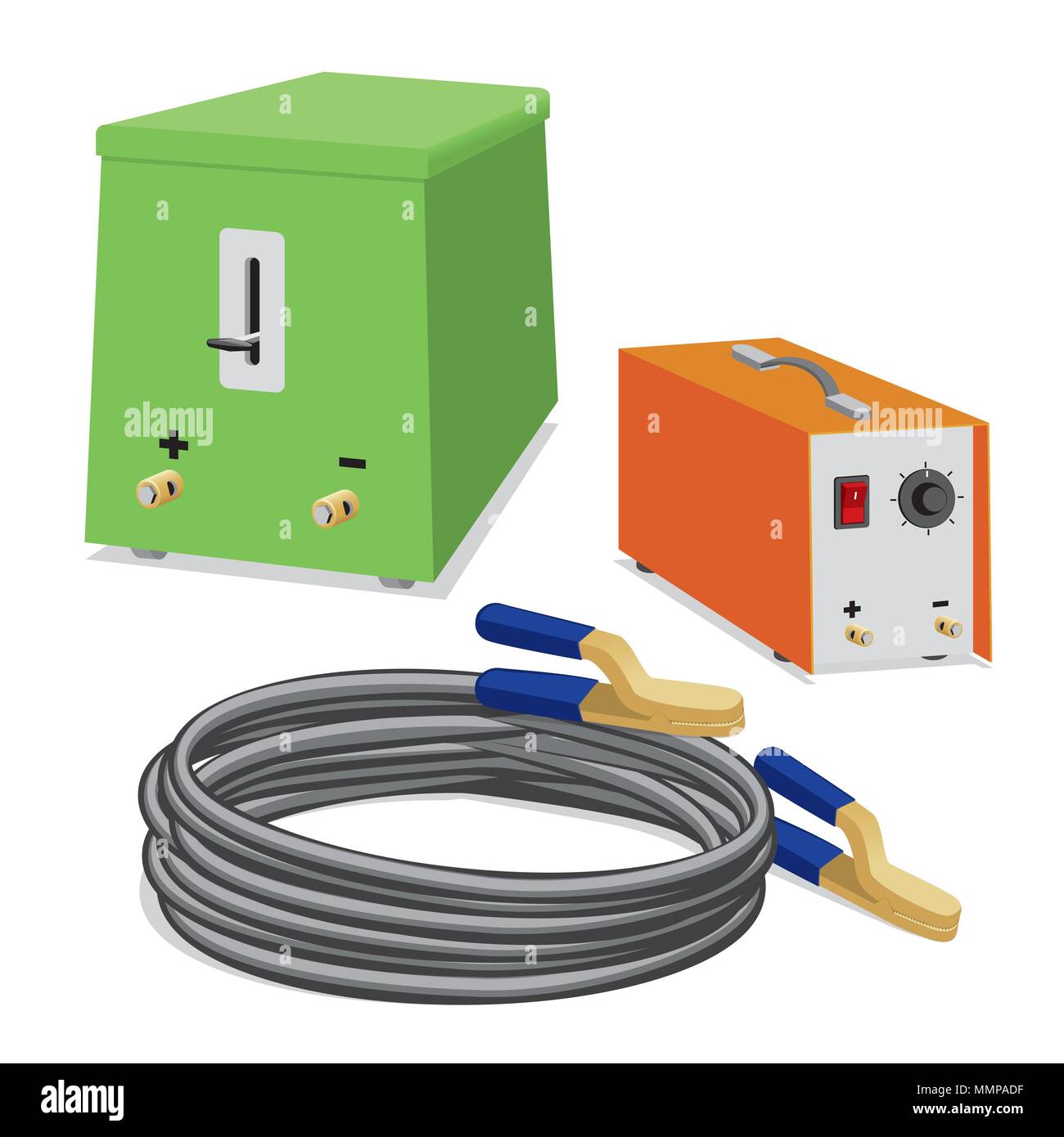 Arc welding Stock Vector Images - Alamy