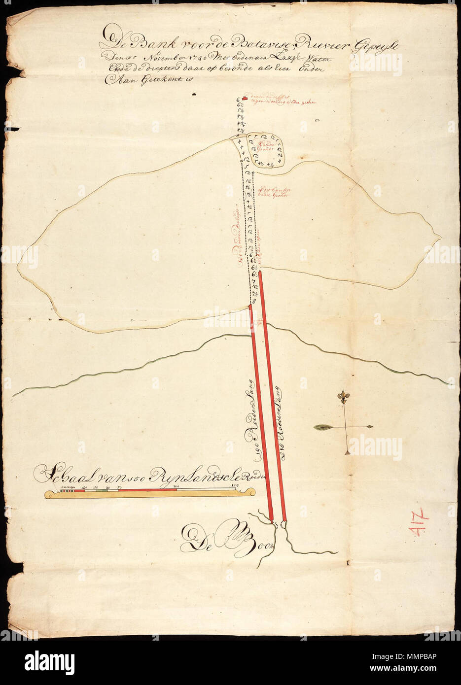 . Nederlands: Titel in catalogus Leupe (Nationaal Archief): Kaart als ...