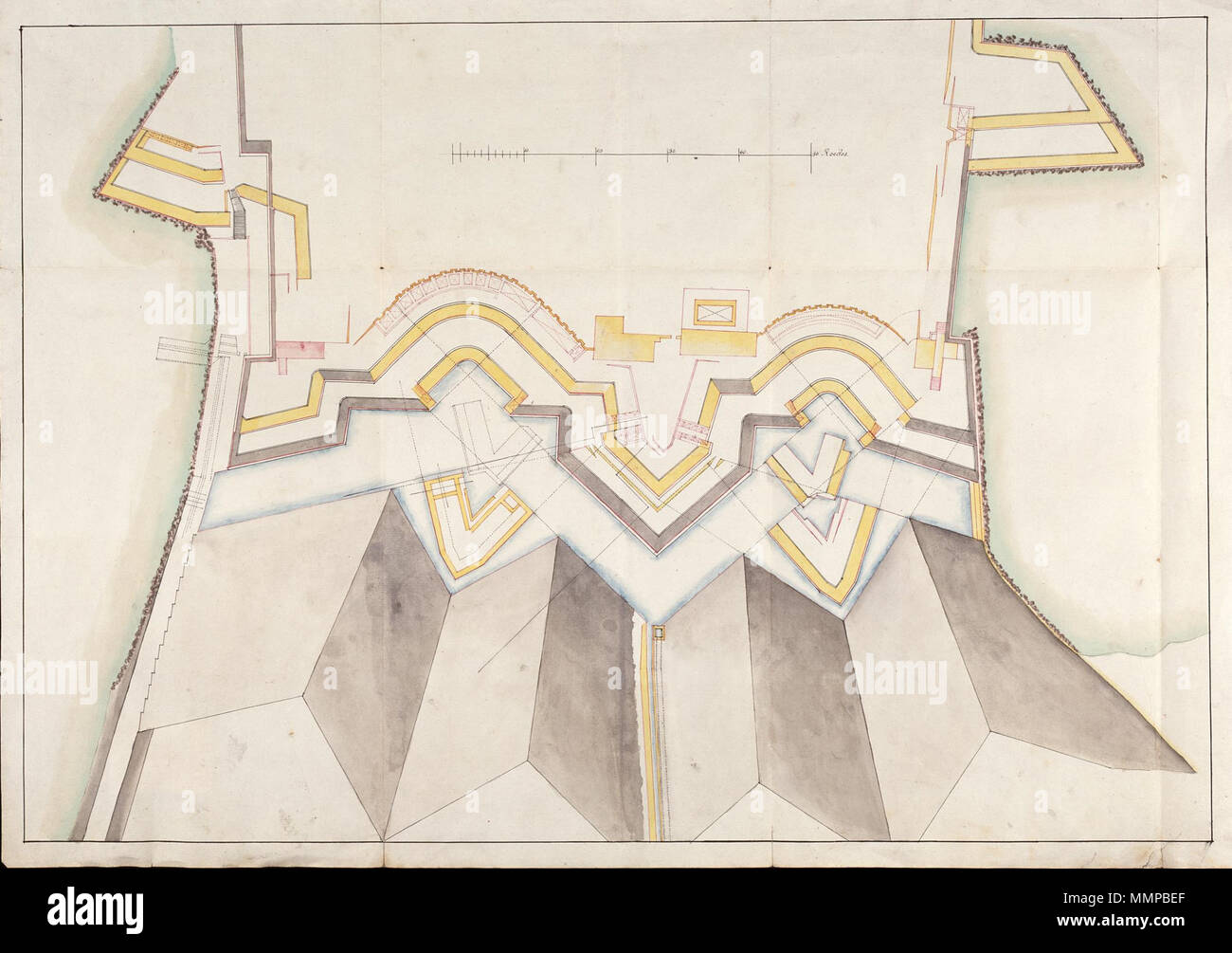 . Nederlands: Titel catalogus Leupe (NA): Plan de Gale, relatif au ...
