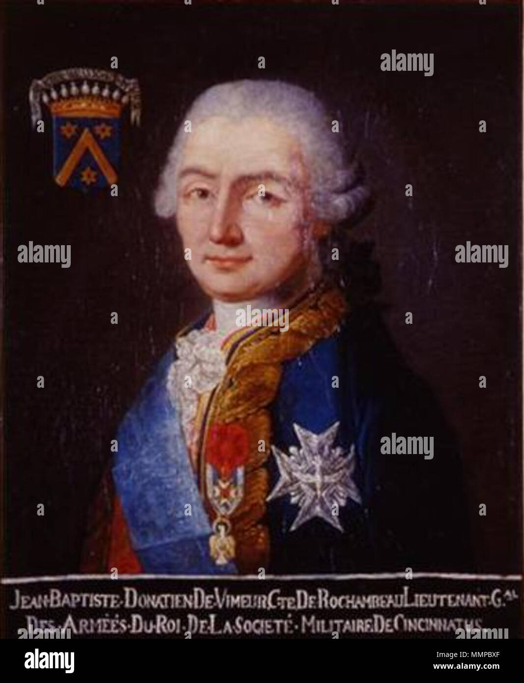 Maréchal de Rochambeau Stock Photo - Alamy