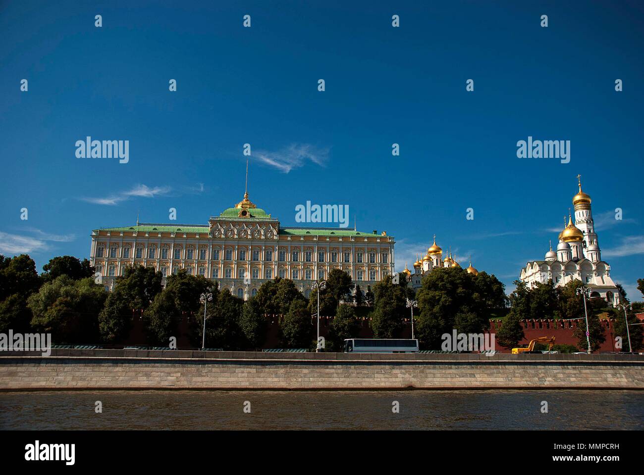 The Great Kremlin Palace inside the walls of the Kremlin, Moscow Stock ...