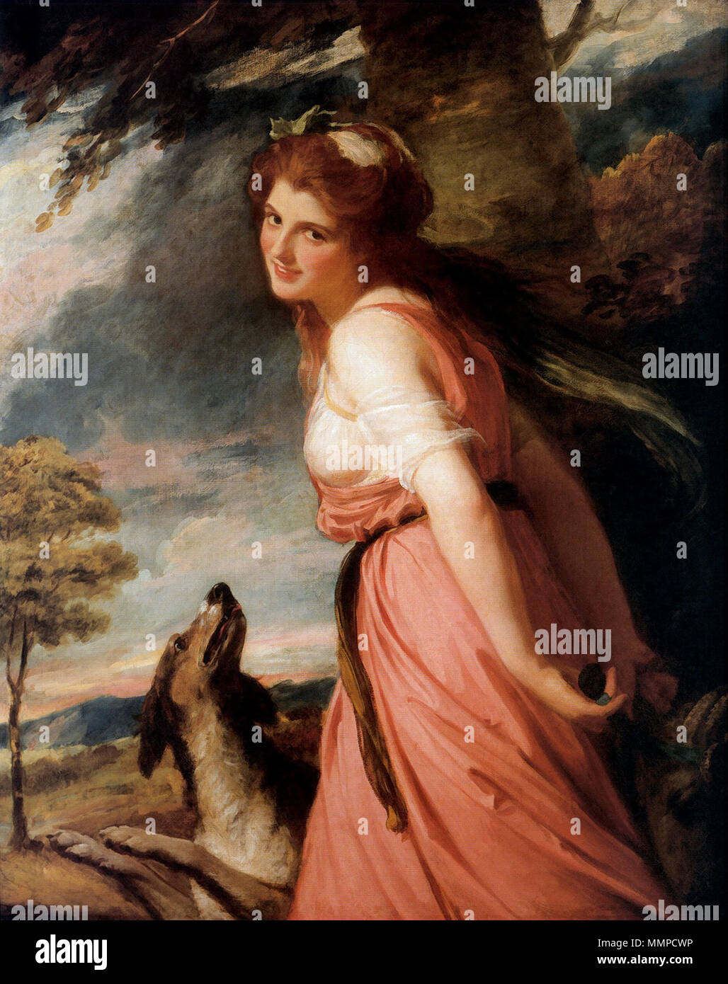 Lady Hamilton as a Bacchante. 1785. George Romney - Lady Hamilton (as a ...