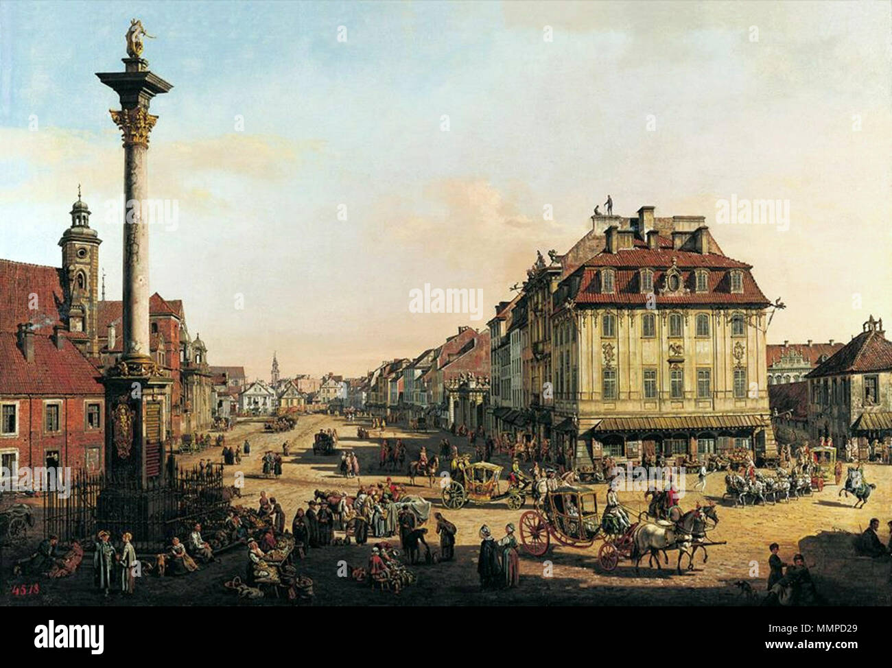 Cracow Suburb as seen from the Cracow Gate.. between 1767 and 1768 ...