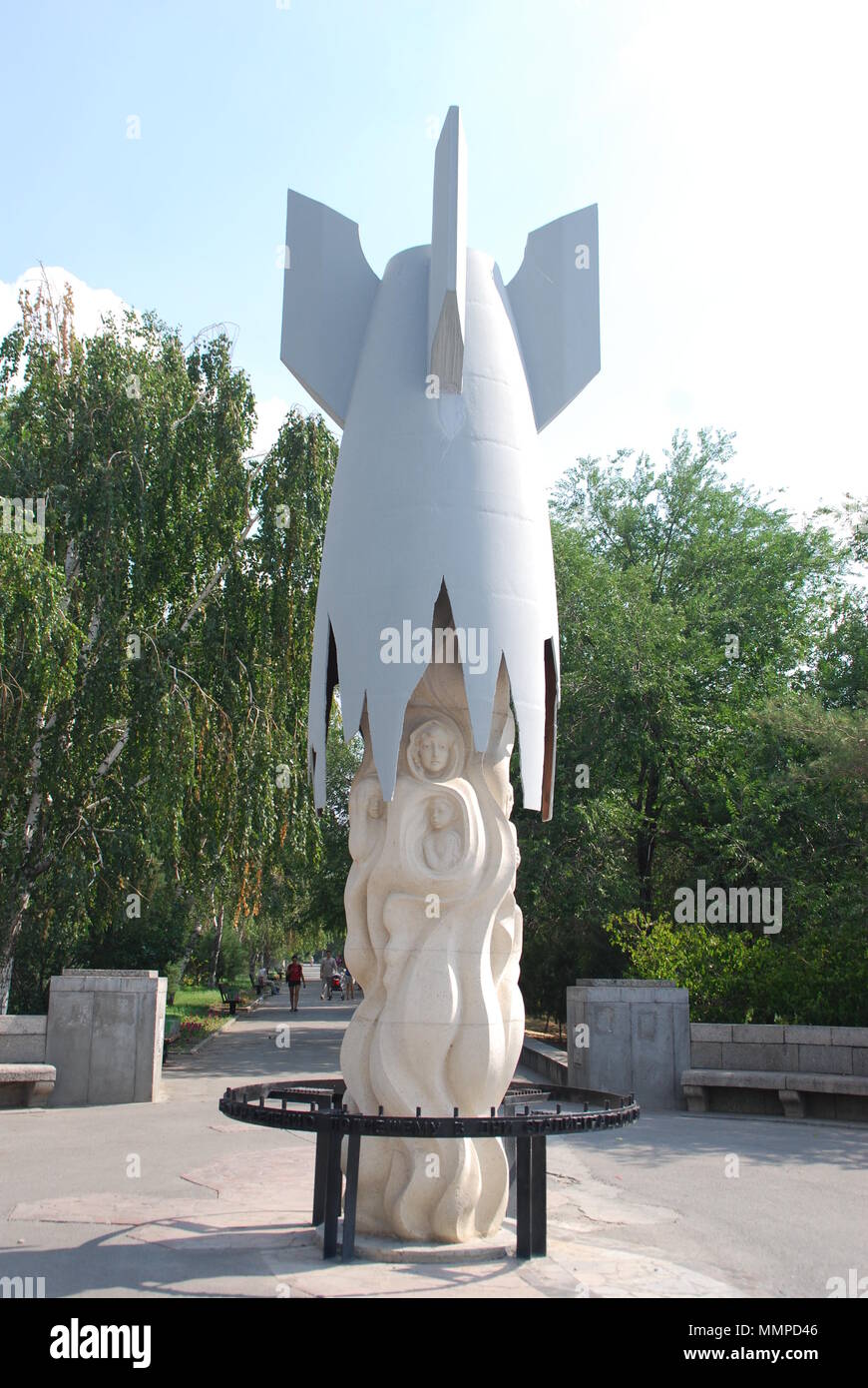 Memorial to the civilian casualties in Stalingrad during World War II ...