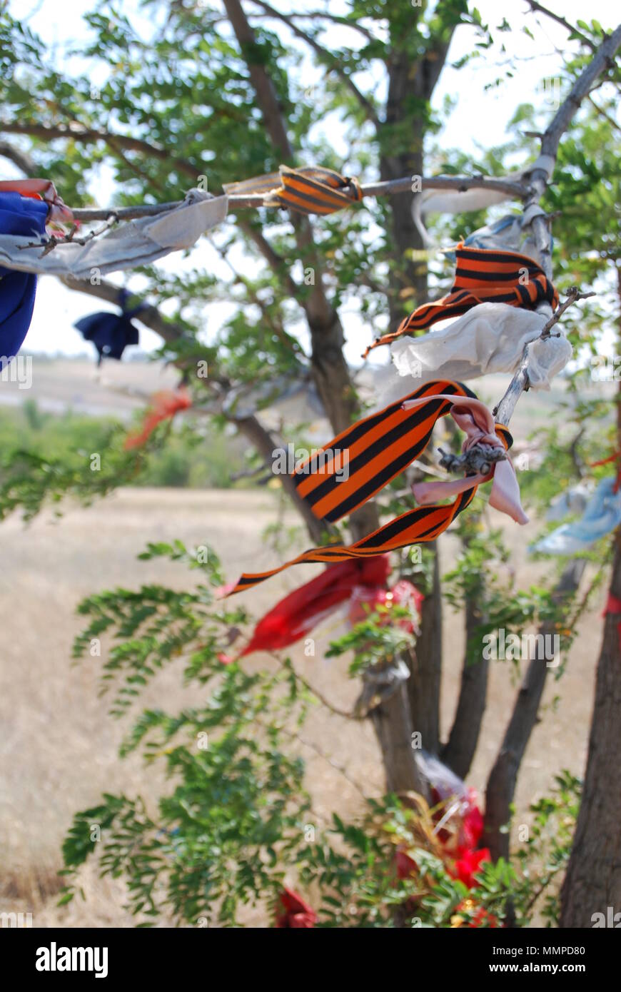 A st georges ribbon hi-res stock photography and images - Alamy