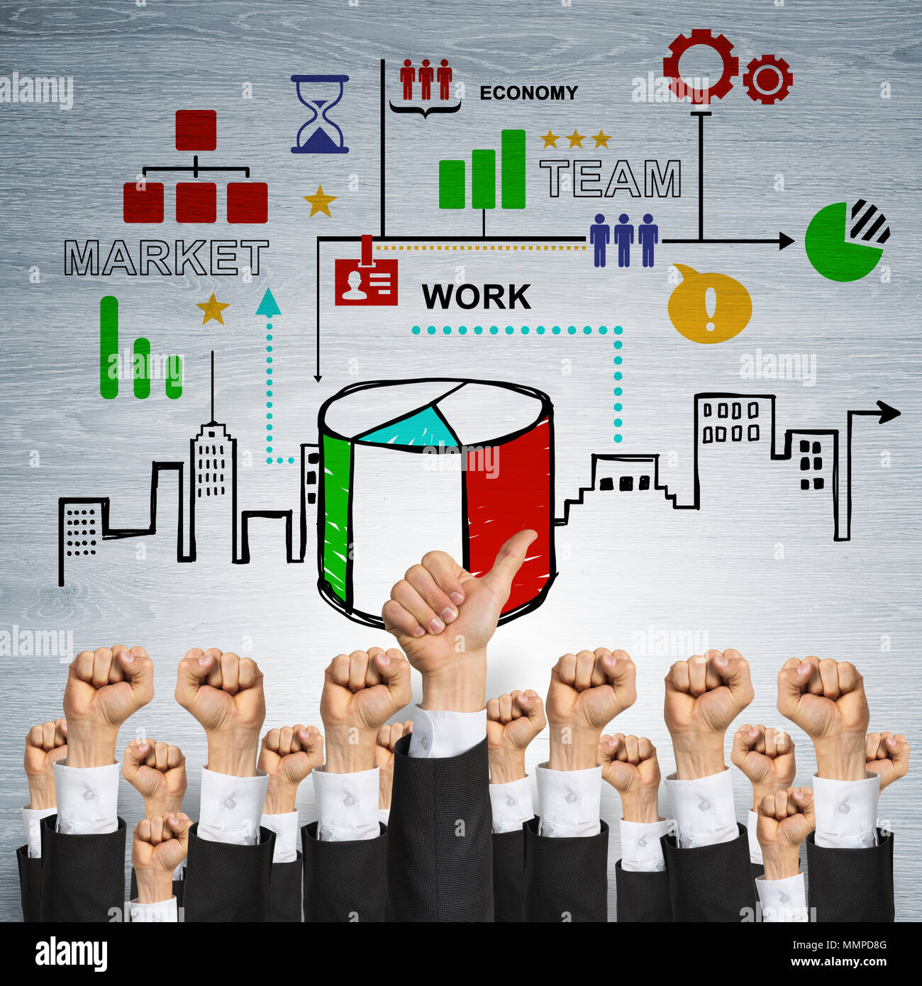 Business and teamwork concept Stock Photo - Alamy