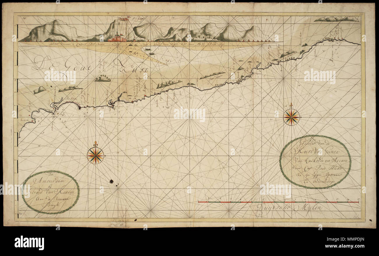 Elmina castle map hi-res stock photography and images - Alamy