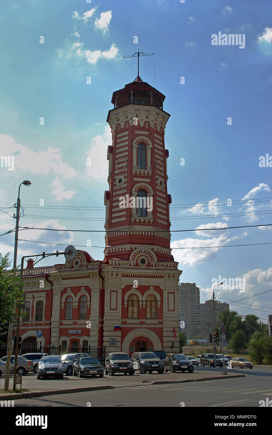 Tsaritsyn Fire Observation Tower in Volgograd, Russia Stock Photo - Alamy