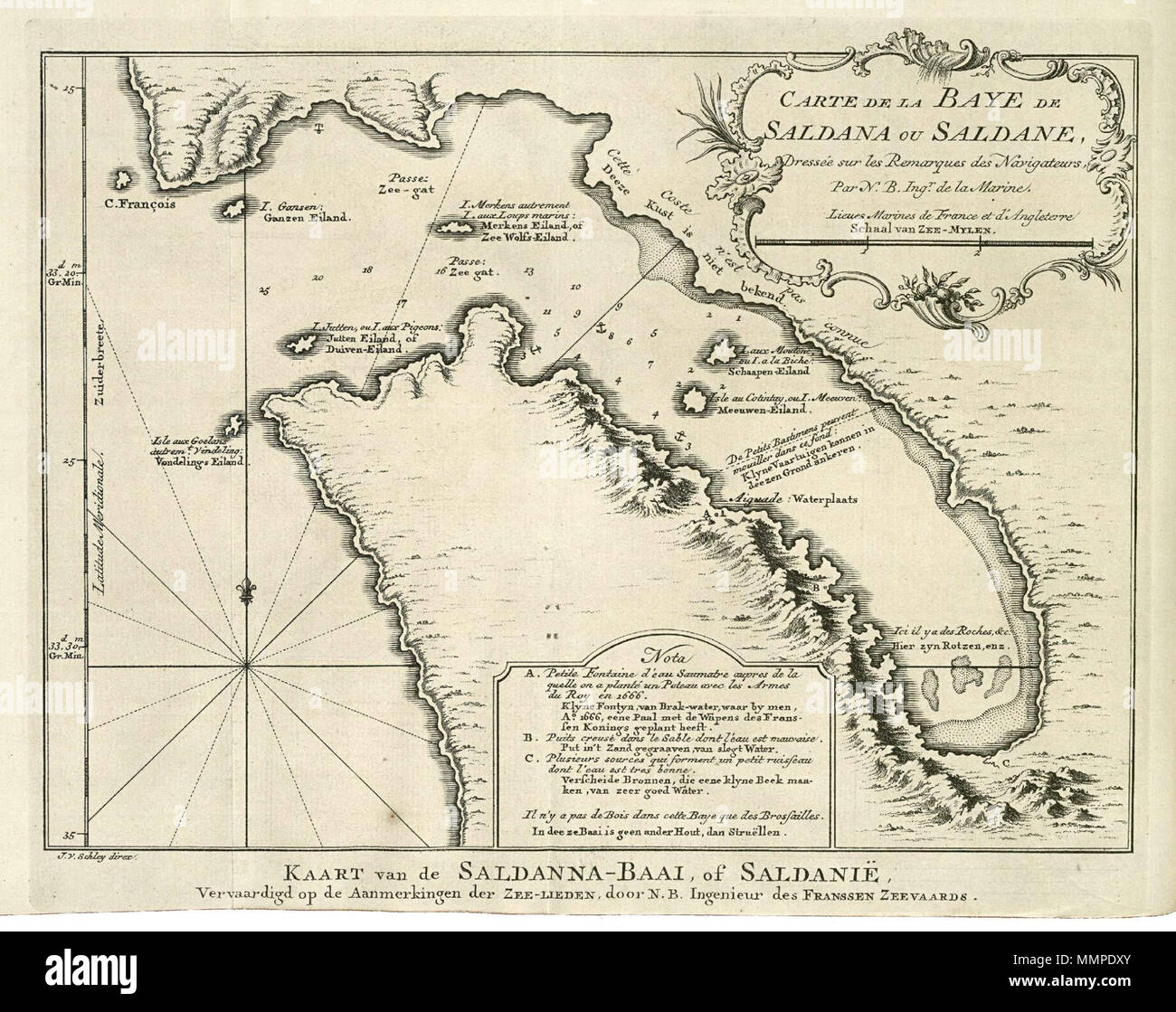 Map of saldana hi-res stock photography and images - Alamy