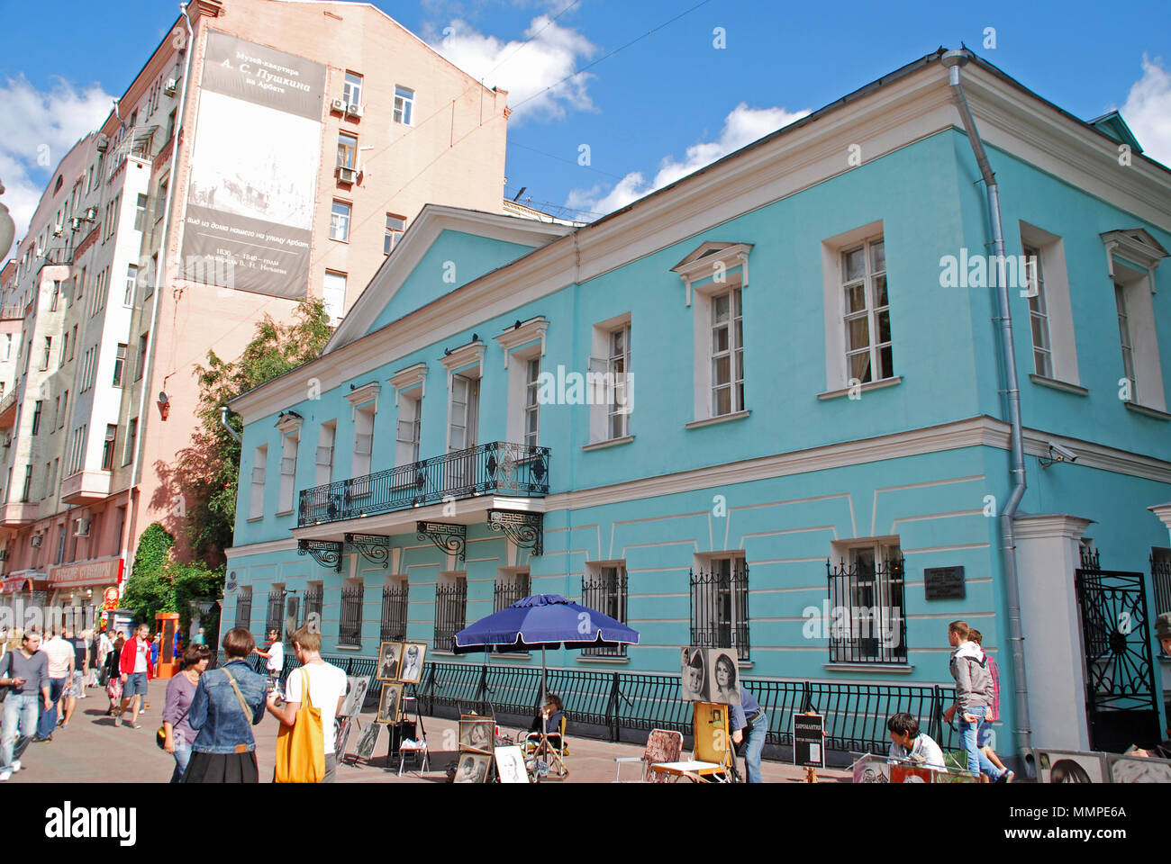 Pushkin house hi-res stock photography and images - Alamy