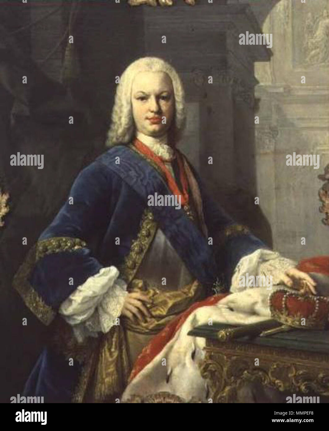 . Portrait of Ferdinand VI of Spain (1713-1759) . between 1747 and 1752 ...