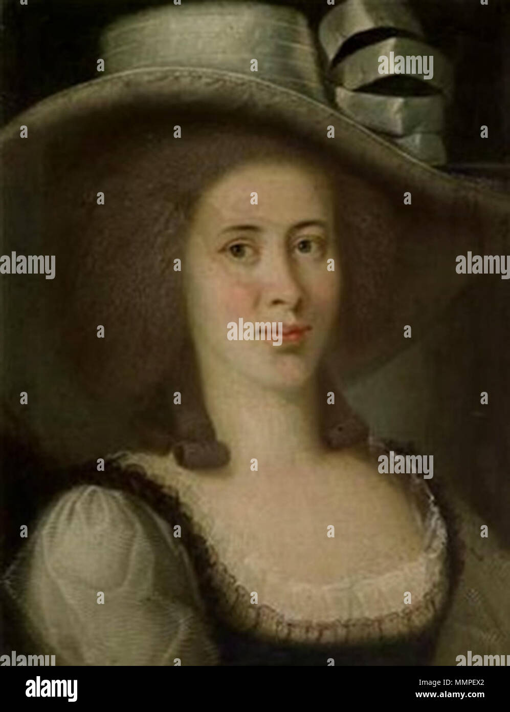 . English: Portraits of a married couple, both signed and dated on the ...