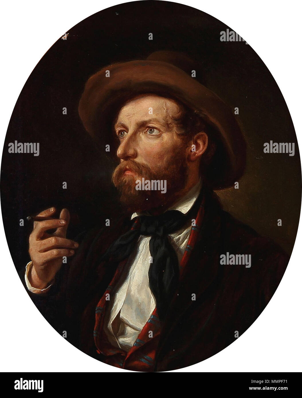 Anders Christian Lunde (1809-1886) by Emil Bærentzen (1849 ...