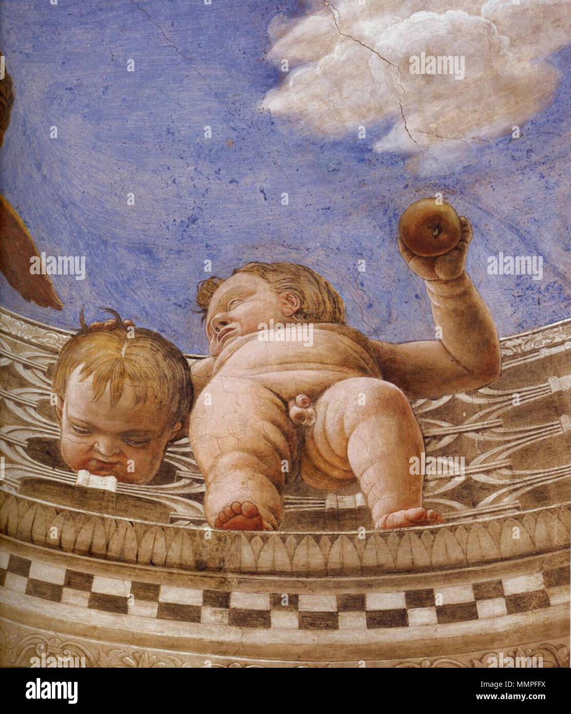 Ceiling Oculus (detail). between 1465 and 1474. Andrea Mantegna ...