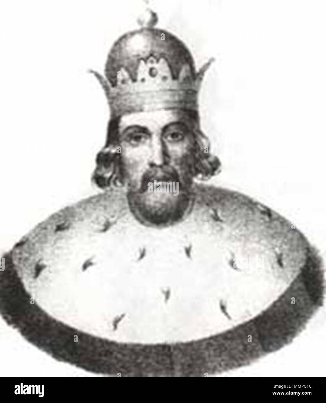 . English: Grand Prince Andrei of Gorodets miniature . 18th century ...