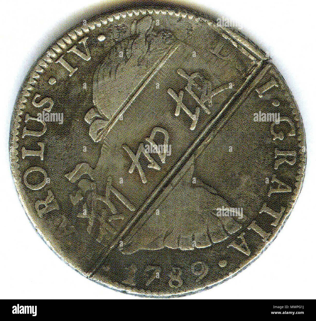 . English: A 1789 silver Spanish dollar, or eight-real, coin of Charles ...