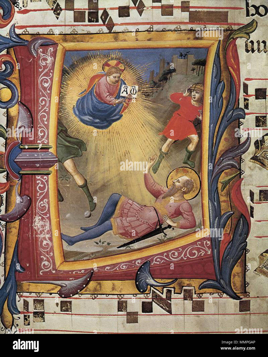 . ANGELICO, Fra Conversion of St Paul Parchment . circa 1430. Angelico ...