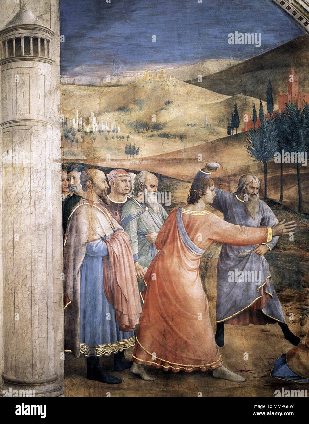 English: The Stoning of St Stephen (detail) . between 1447 and 1449 ...