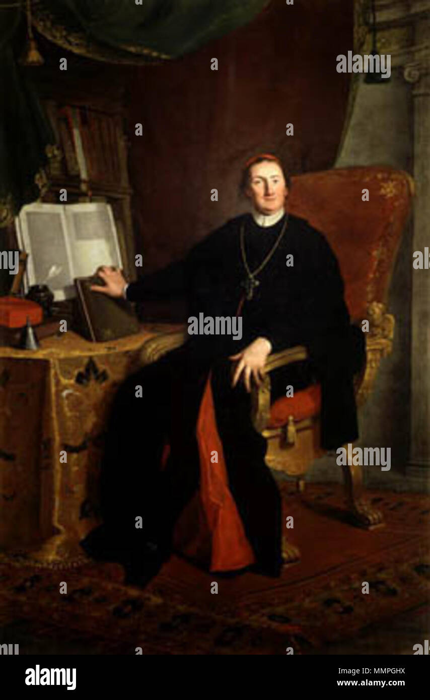 Portrait of Angelo Maria Quirini (1680-1755). 18th century. Angelo ...