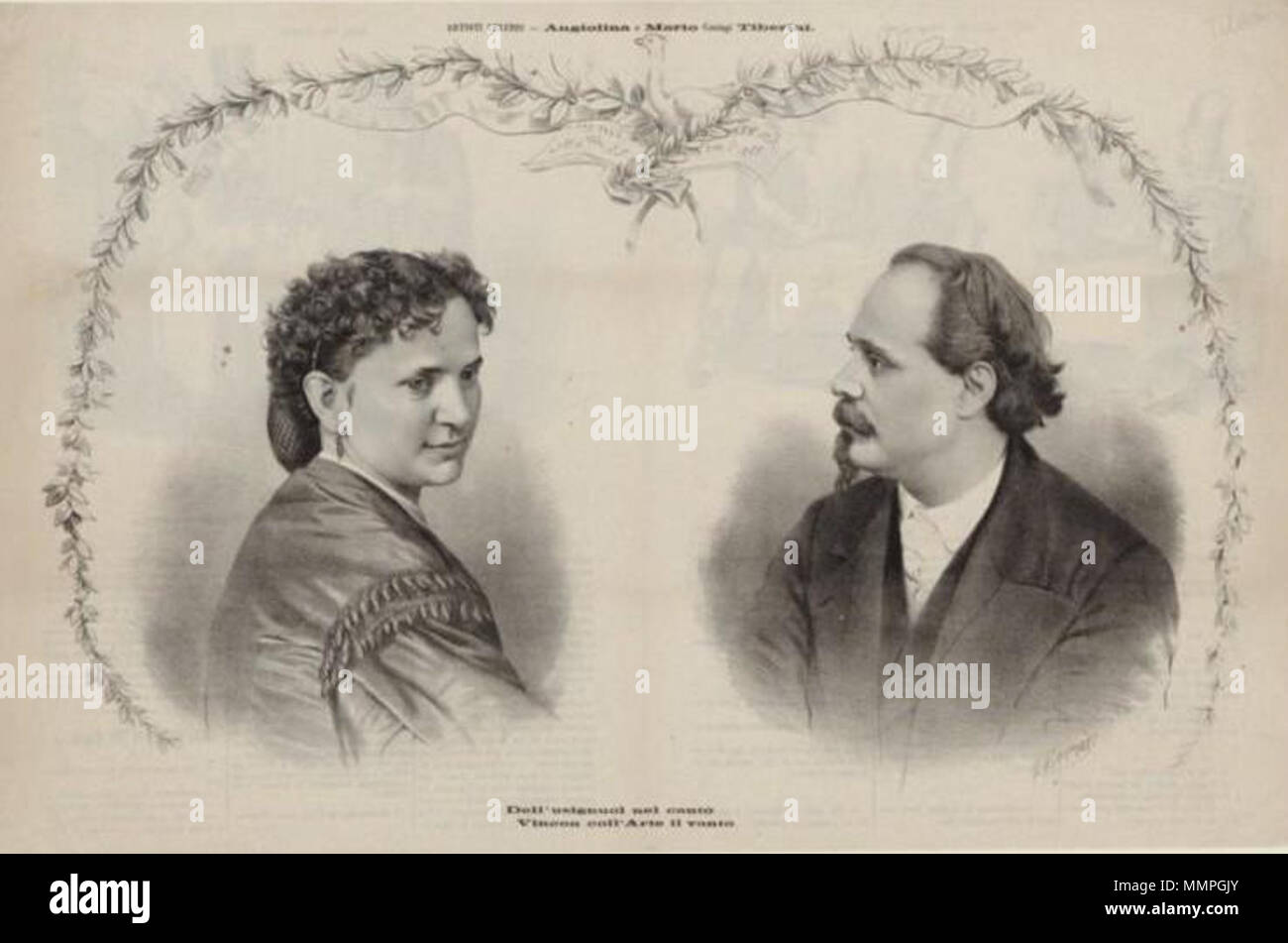 . English: Portrait of Italian soprano en:Angiolina Ortolani-Tiberini ...