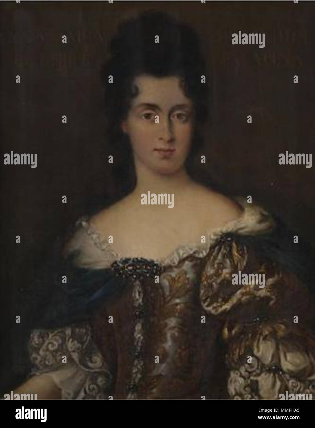 Portrait of Anna Maria Luisa de' Medici (1667-1743). circa 1690. Anna ...