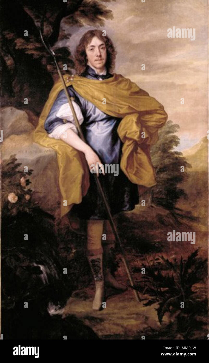 . Portrait of Lord George Stuart, Seigneur D'Aubigny (1618-42) Anthony ...