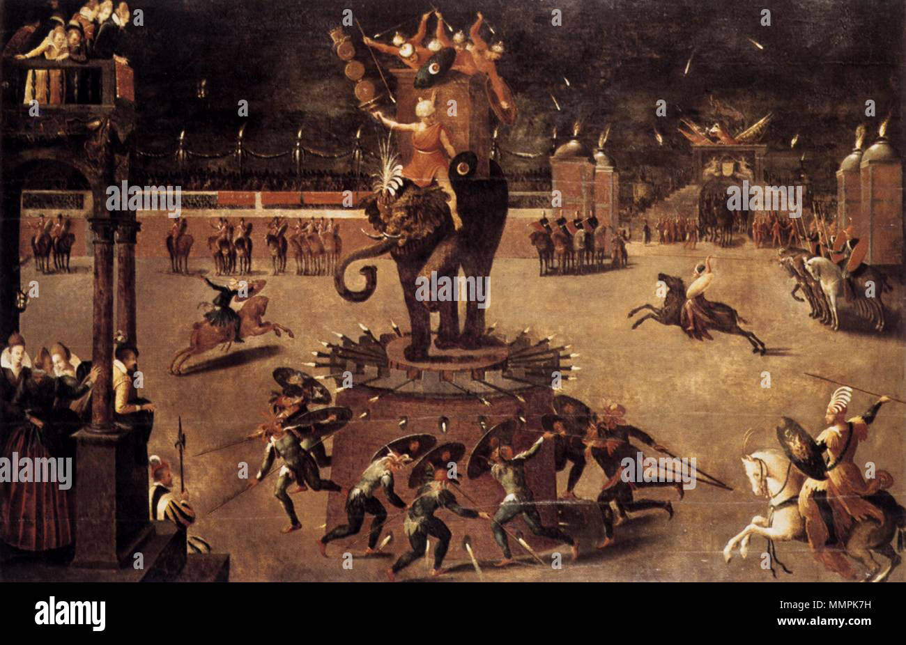 Merry-go-round with Elephant. second half of 16th century. Antoine ...