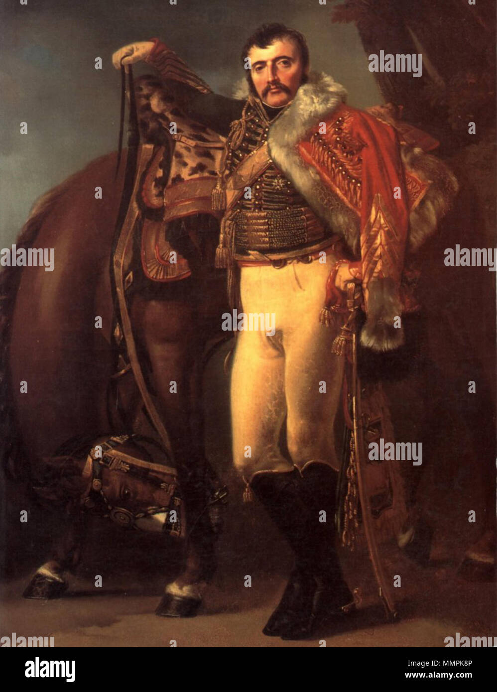 . English: Portrait of Colonel Count Guyot . 19th century. Antoine Jean ...