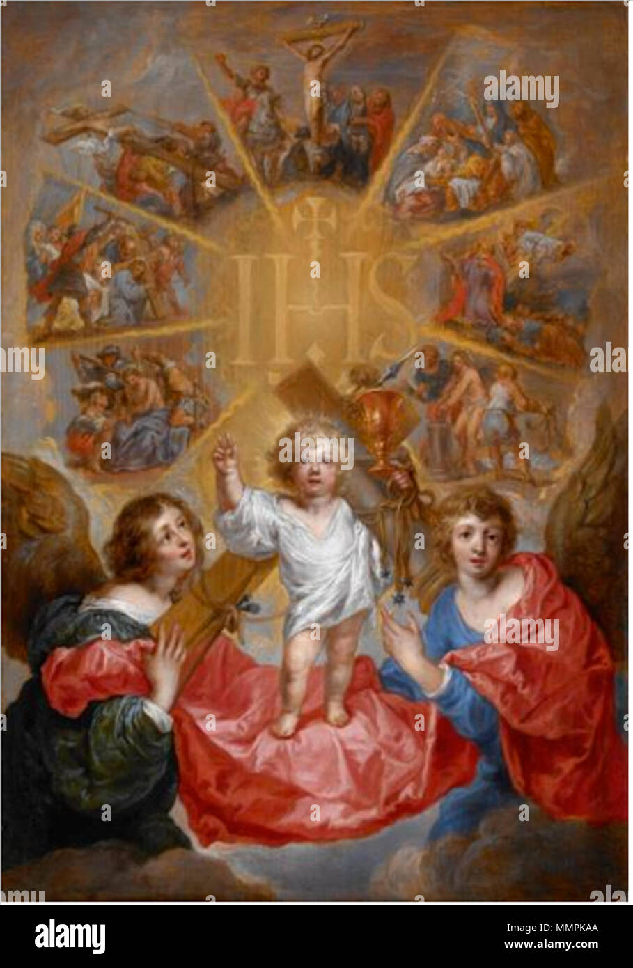 The Glorification of the Name of Jesus. circa 1630. Antoine Sallaert ...
