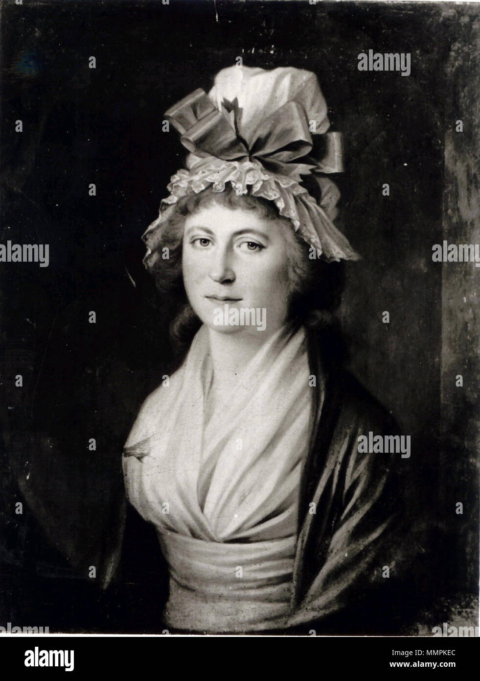 Portrait of a Woman. 1790s. Kucharski Portrait Stock Photo - Alamy