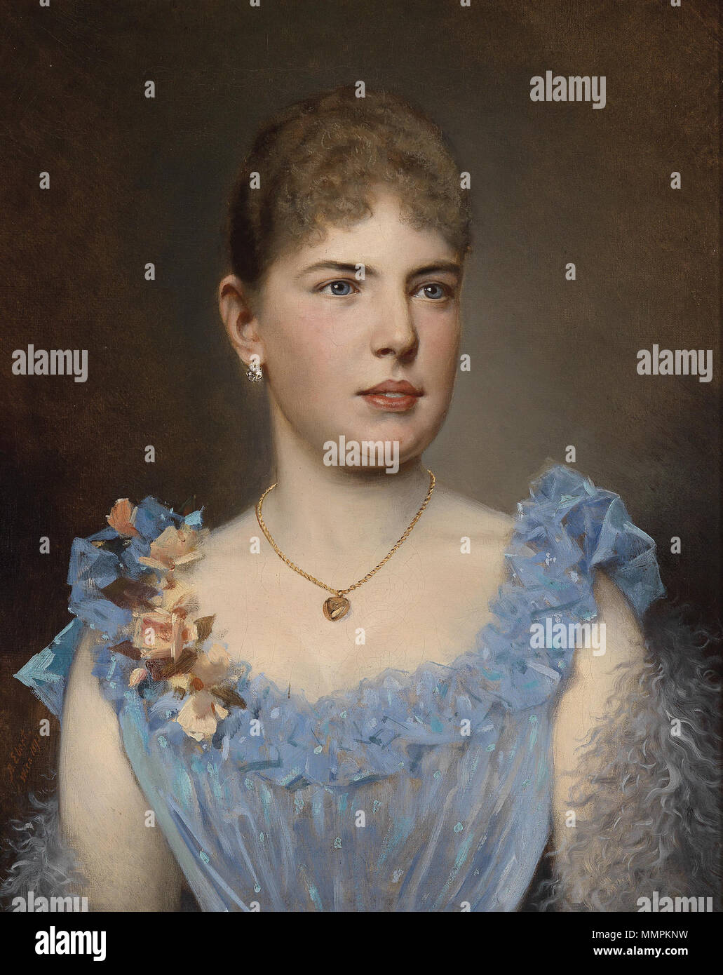 Blauem kleid hi-res stock photography and images - Alamy