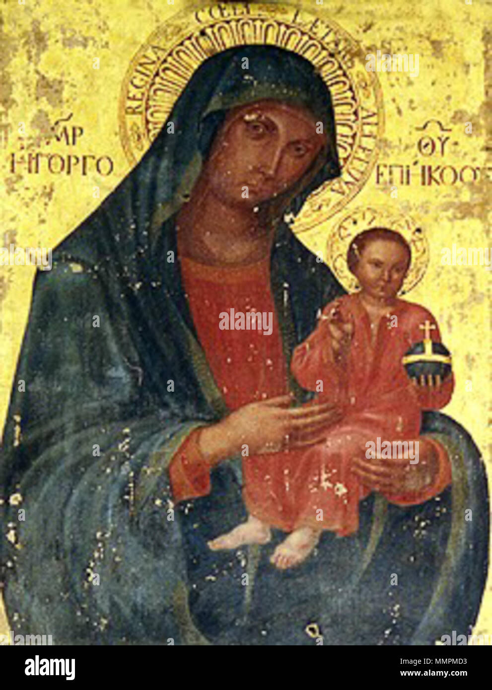 Virgin and Child. 1700. Antonio Filocamo 1 Stock Photo - Alamy