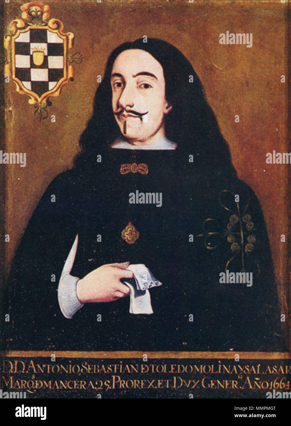 . Portrait of Antonio Sebastián de Toledo, 2nd Marquis of Mancera (1625 ...