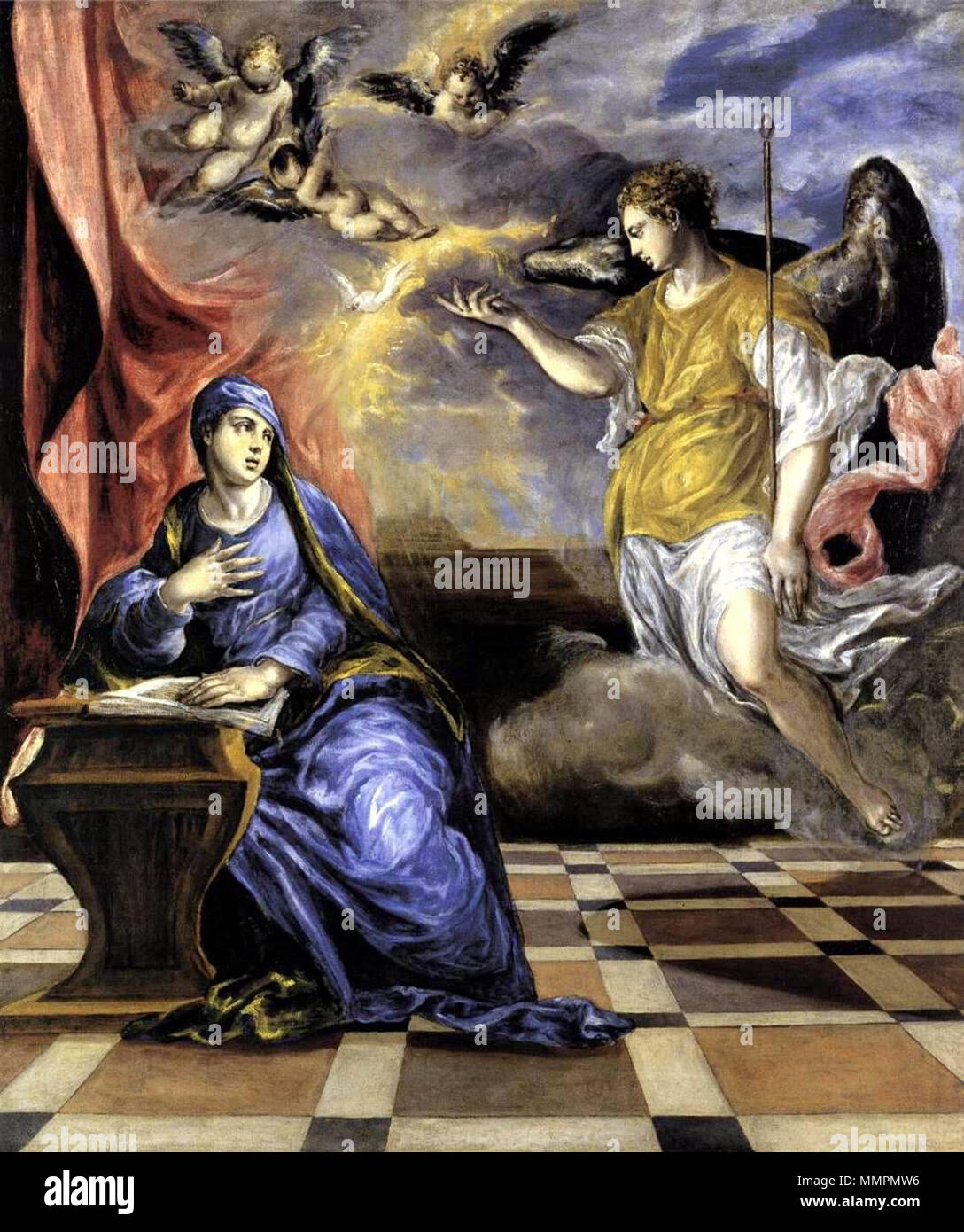 Anuncio a la virgen maría hi-res stock photography and images - Alamy