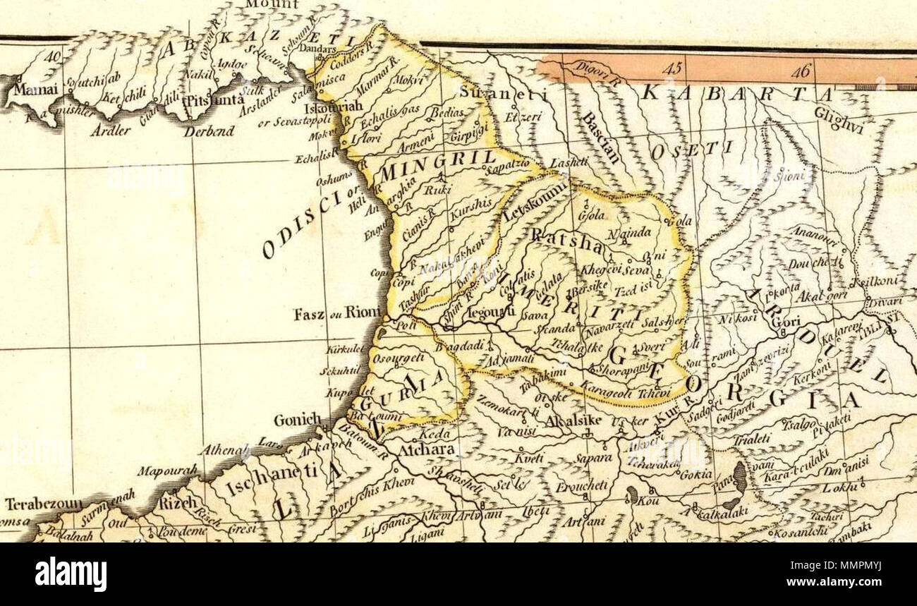 . English: A new map of Turkey in Asia by Monsr. d'Anville, first ...