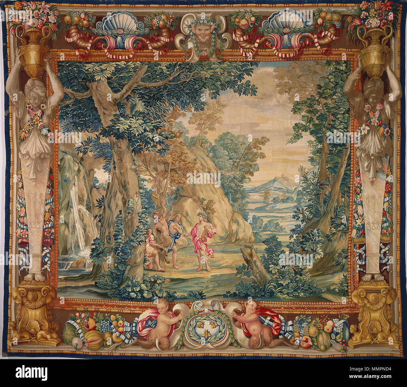 Apollo and Attendants Flaying Marsyas. 17th century. Apollo and ...