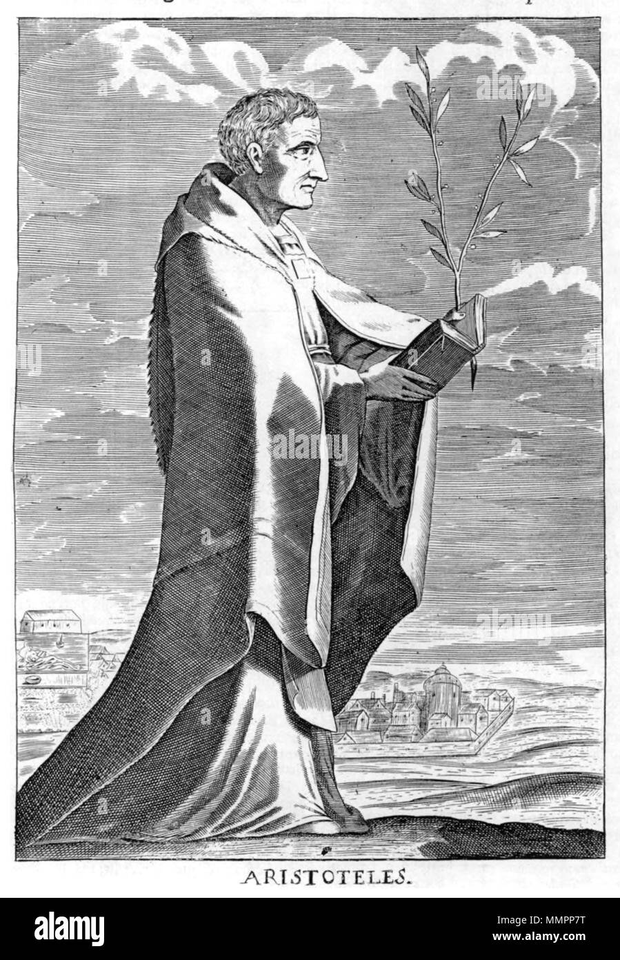 . English: Aristotle, ancient Greek philosopher. From Thomas Stanley ...