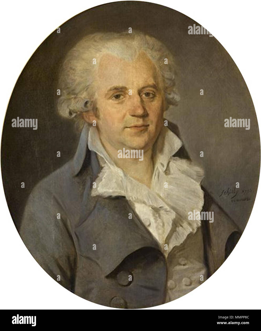 Georges-Jacques Danton (1759-1794). 1793. Schilly - Danton Stock Photo ...