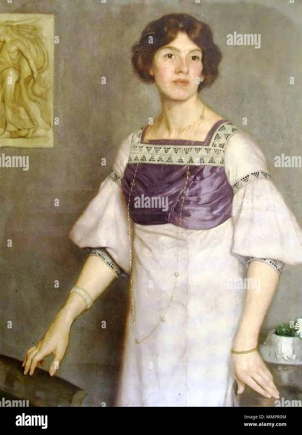 . Română: Portret Margarete Depner . 20th century. Arthur Coulin ...