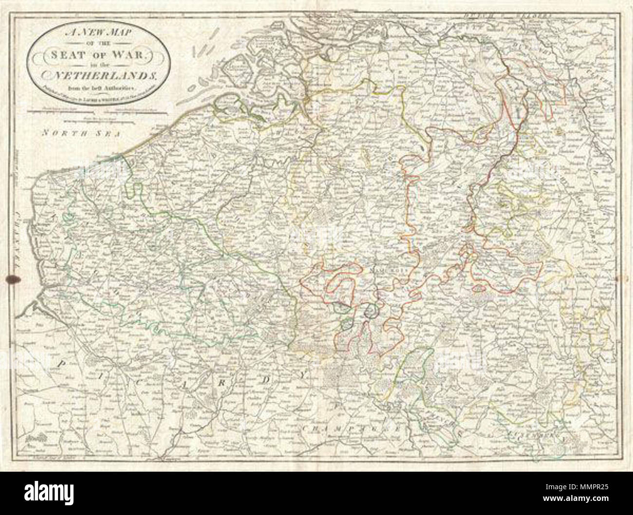 Map of picardy hi-res stock photography and images - Alamy