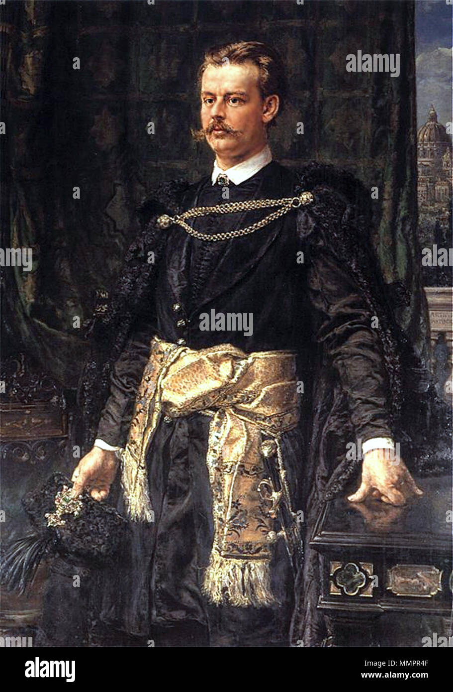 . English: Portrait of Artur Władysław Potocki (1850-1890) Artur ...