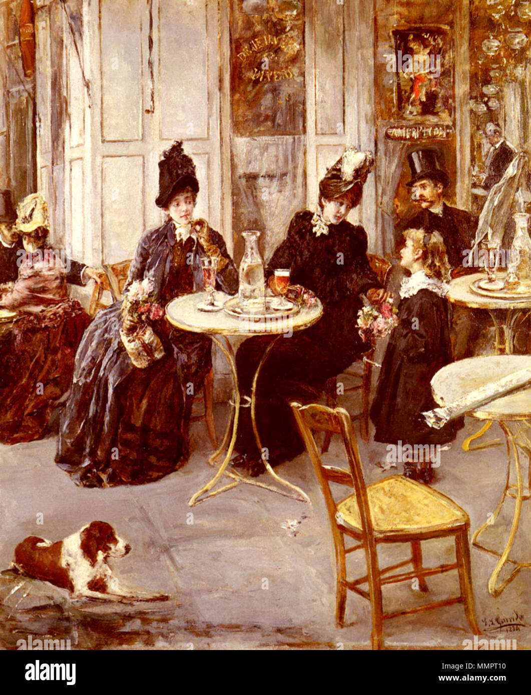 Impressionist painting restaurant hi-res stock photography and images ...