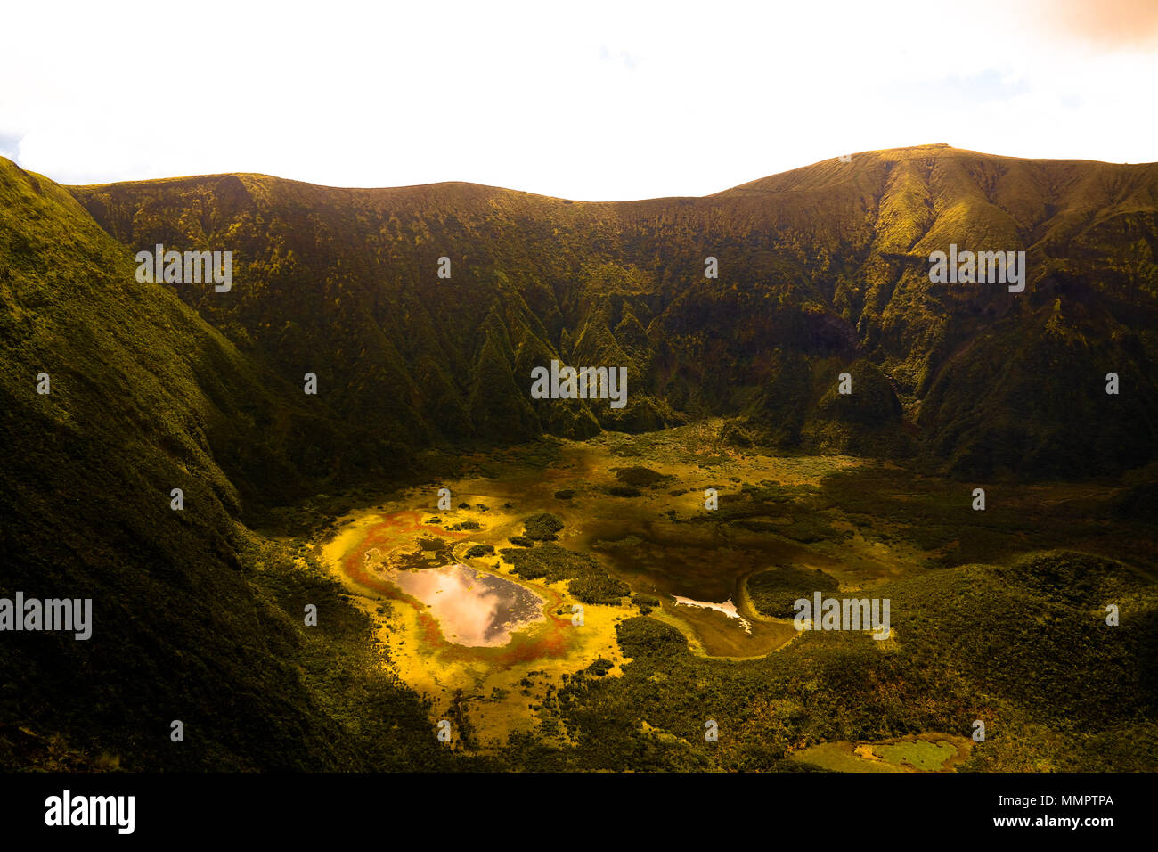 Azores islands aerial faial hi-res stock photography and images - Alamy