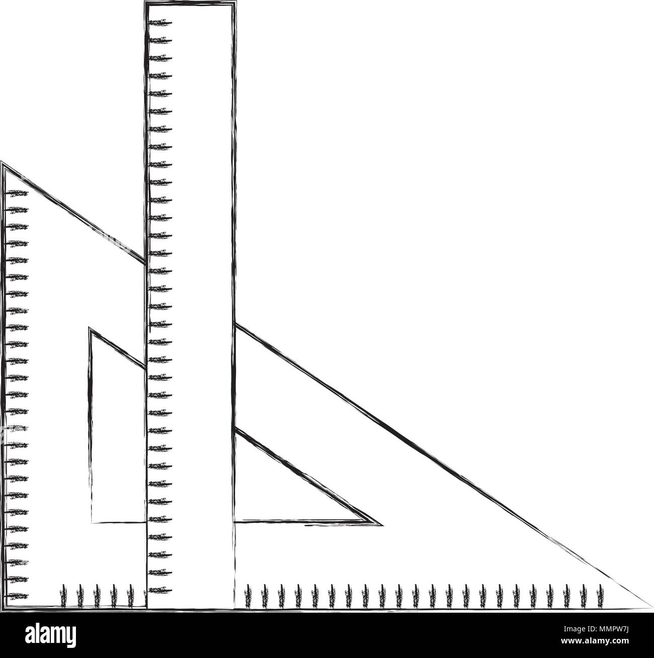 rules geometry set icons vector illustration design Stock Vector Image ...