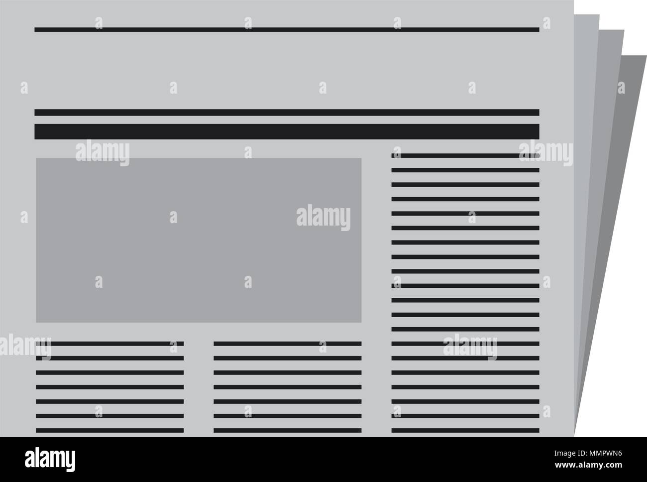 Newspaper publishing office Stock Vector Images - Alamy