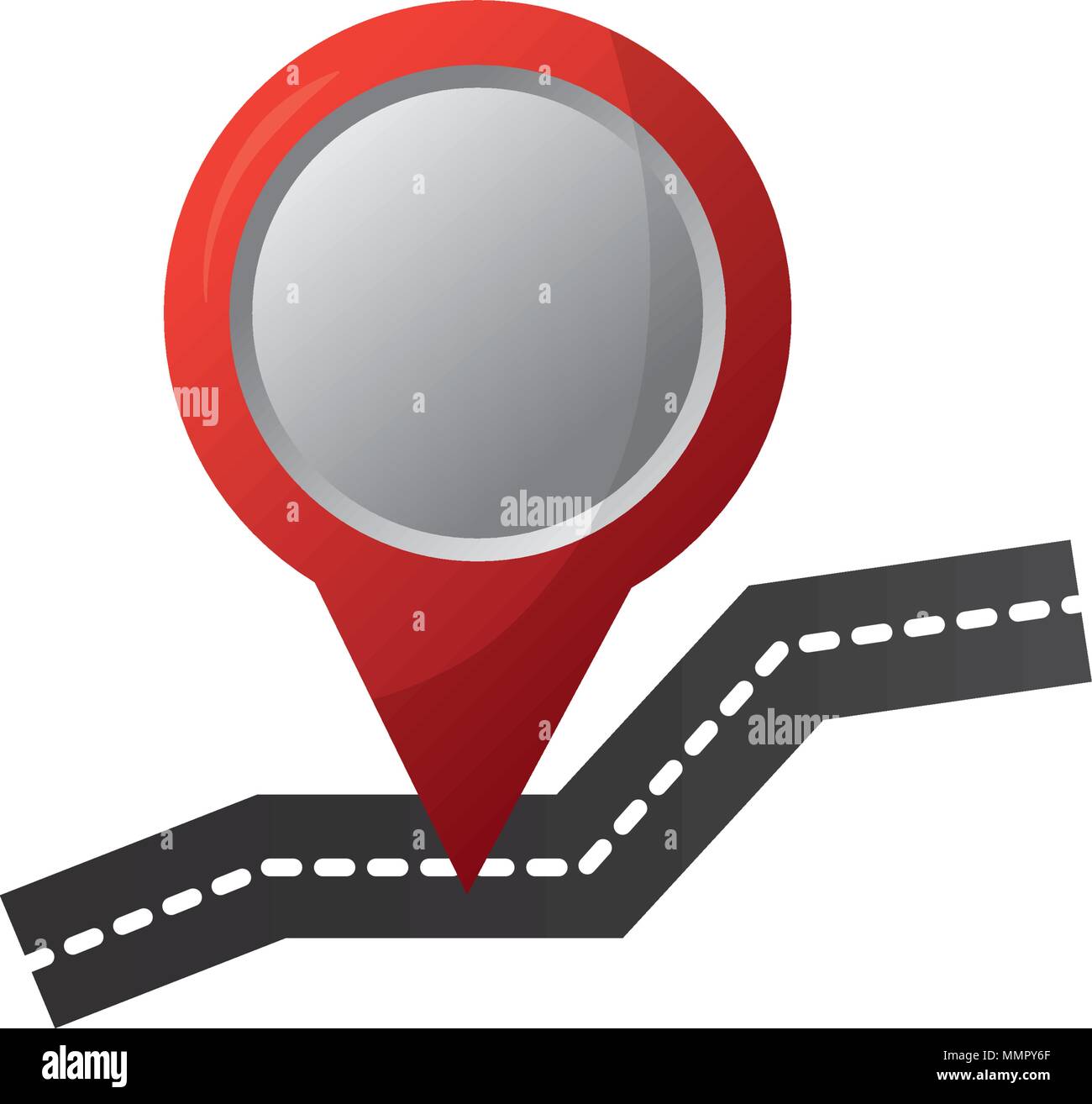 gps navigation street pointer map image vector illustration Stock ...