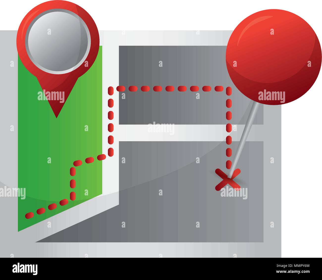 gps navigation pin map location vector illustration Stock Vector Image ...
